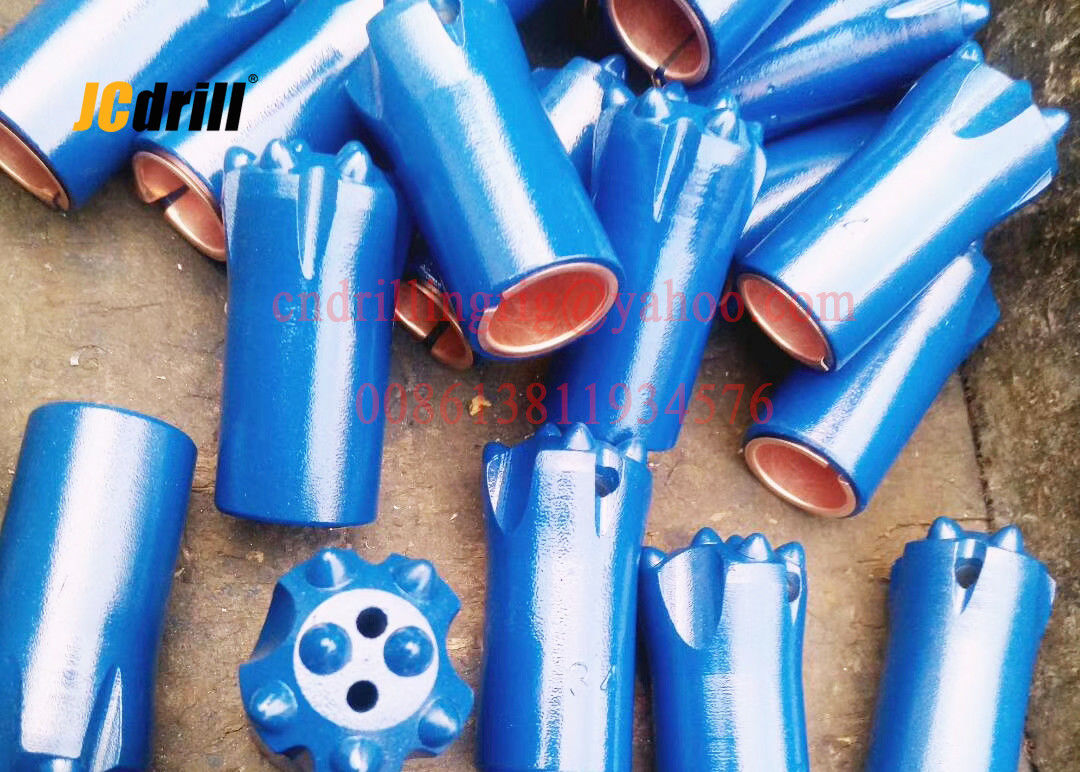 Tapered Button Rock Drill Bits For Pneumatic Rock Drill Used In ...