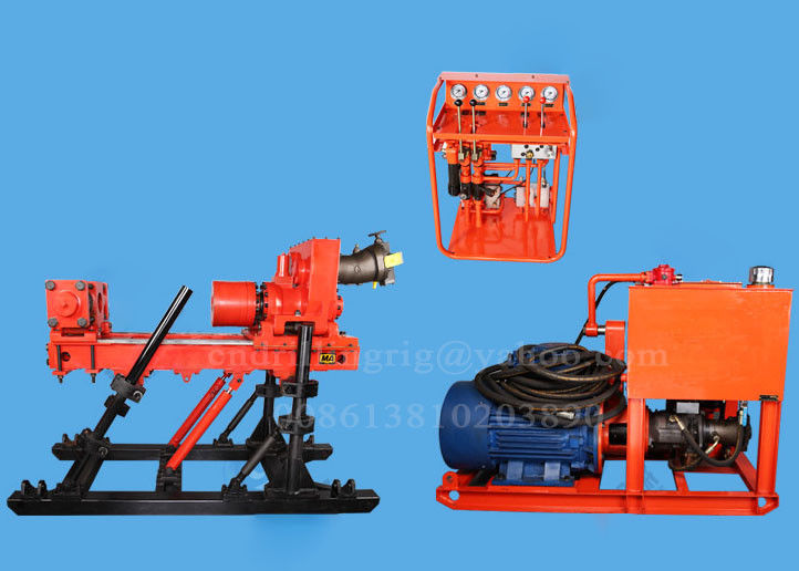 350m Fully Hydraulic Underground Drill Rigs , Diamond Core Drilling Rig ...
