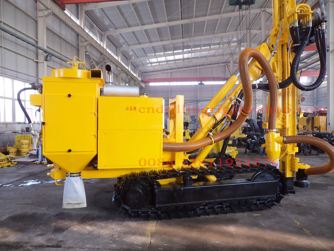 200M Deep Hole High Torque Hydraulic DTH Drilling Rig with Diesel ...