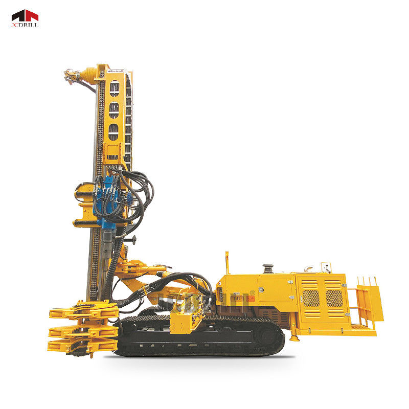 Top Hammer Powerful Rotary Head Articulating Structure With Rod Clamps ...