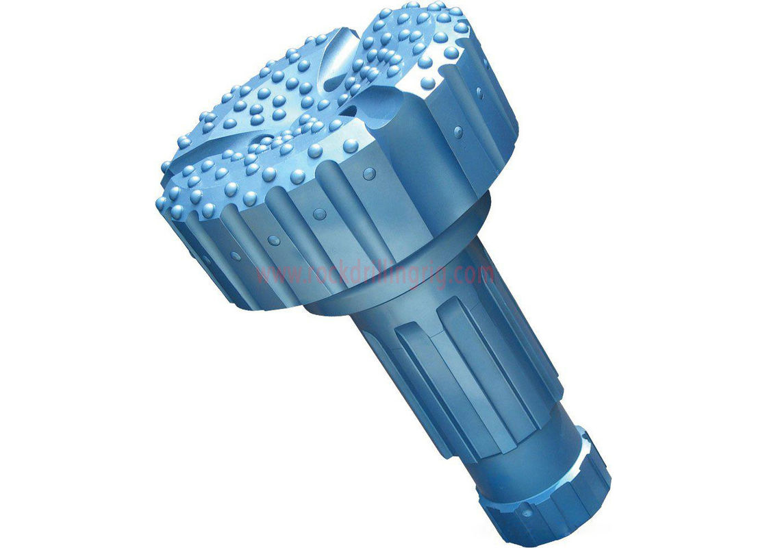 Blue Color Down The Hole Bits / Durable DTH Hammer Bits For Hole Drlling
