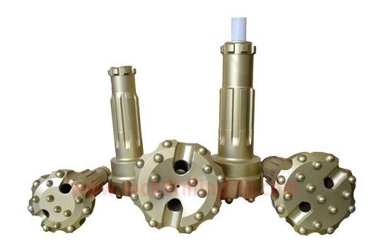 High Air Pressure DTH Drilling Tools Hole DTH Hammers Drill Button Bits For Mining / Well Drilling