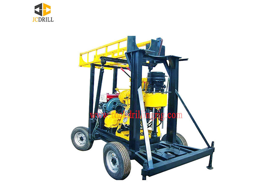 Vertical Spindle Type Water Well Drilling Rig 4.2m Drill Rod 2400 Nm ...