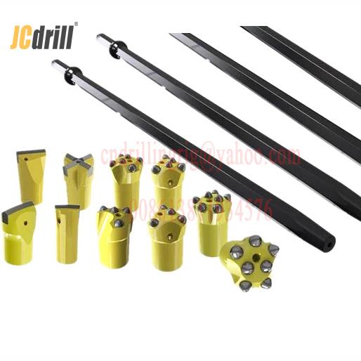 Tungsten Carbide Plug Hole Integral Drill Rods For Underground Mining ...