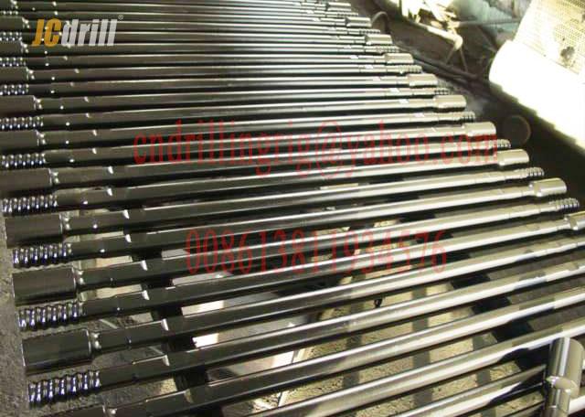 Steel Threaded Drill Rod For Top Hammer Rock Drilling Rigs High Strength