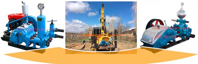 Deep Hole Drilling Mud Pump , Hydraulic Plunger Triplex Heavy Duty ...