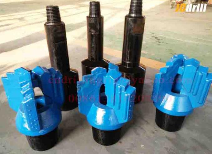 12" Forging 3 Wings Chevron Drag Bit With High Strength Flat PDC Cutter