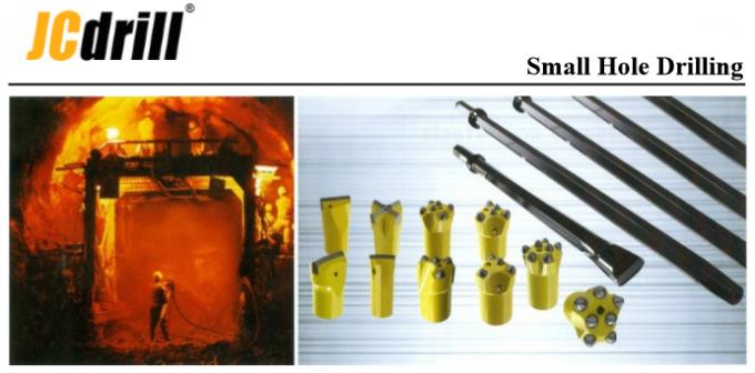 Geological HQ Drill Pipe Integral Drill Steel , Drill Steel Rod For ...