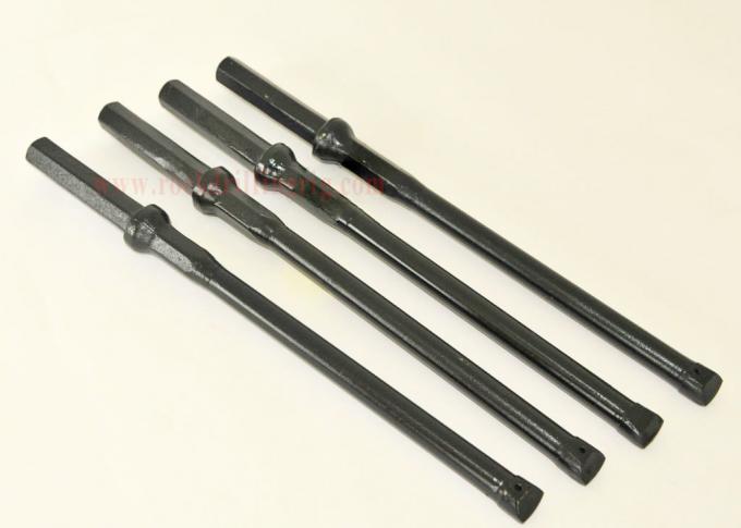 Chisel Head Integral Drill Steel Rod With 108mm Shank For Hard Rock ...