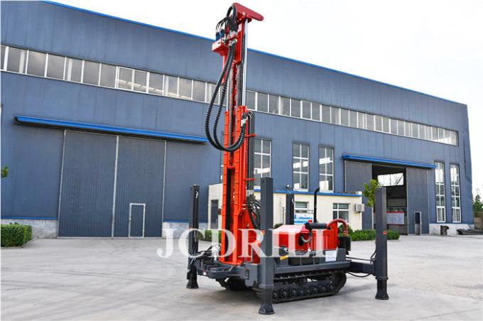 Dth 200m Hydraulic Track Mounted Drill Rig With Mud Pump