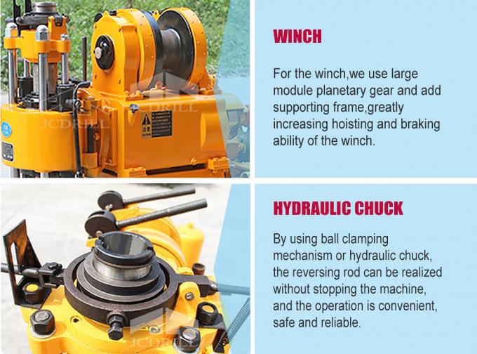 Soil Investigation 22hp Core Drill Rig Small Portable Foundation