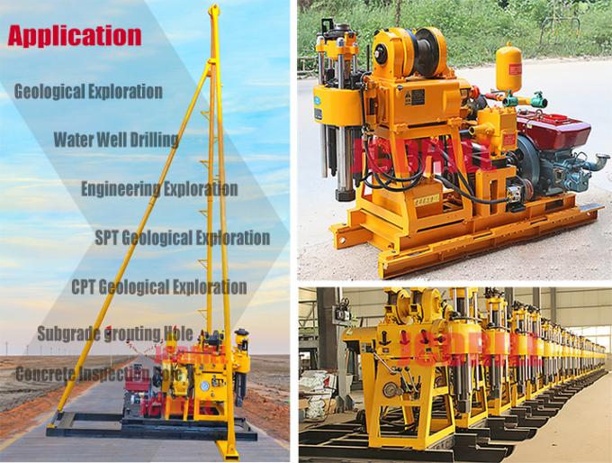 Soil Investigation 22hp Core Drill Rig Small Portable Foundation